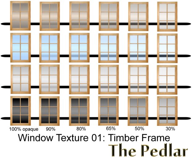 Second Life Marketplace - Window Textures 01